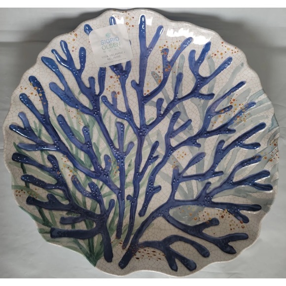 Dining | Sigrid Olsen Home 16 Coral Reef Melamine Serving Platter ...
